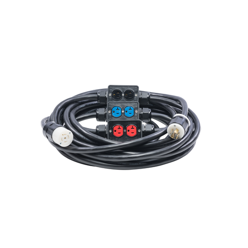 Quad Stringer 20A 12/5 SOOW NEMA 21-20 50 Feet long